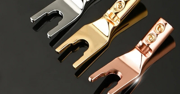 DIY Speaker cable spade plug