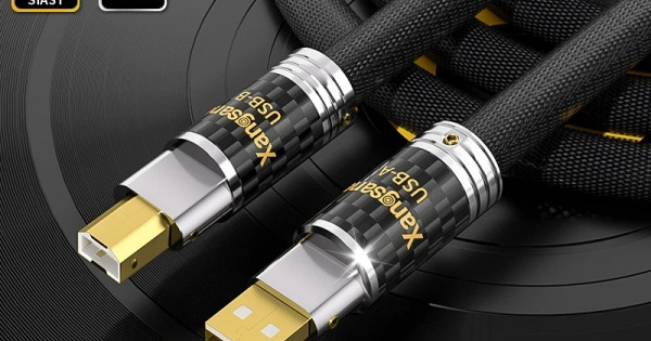 5n Pure Silver HiFi USB A To B Cable