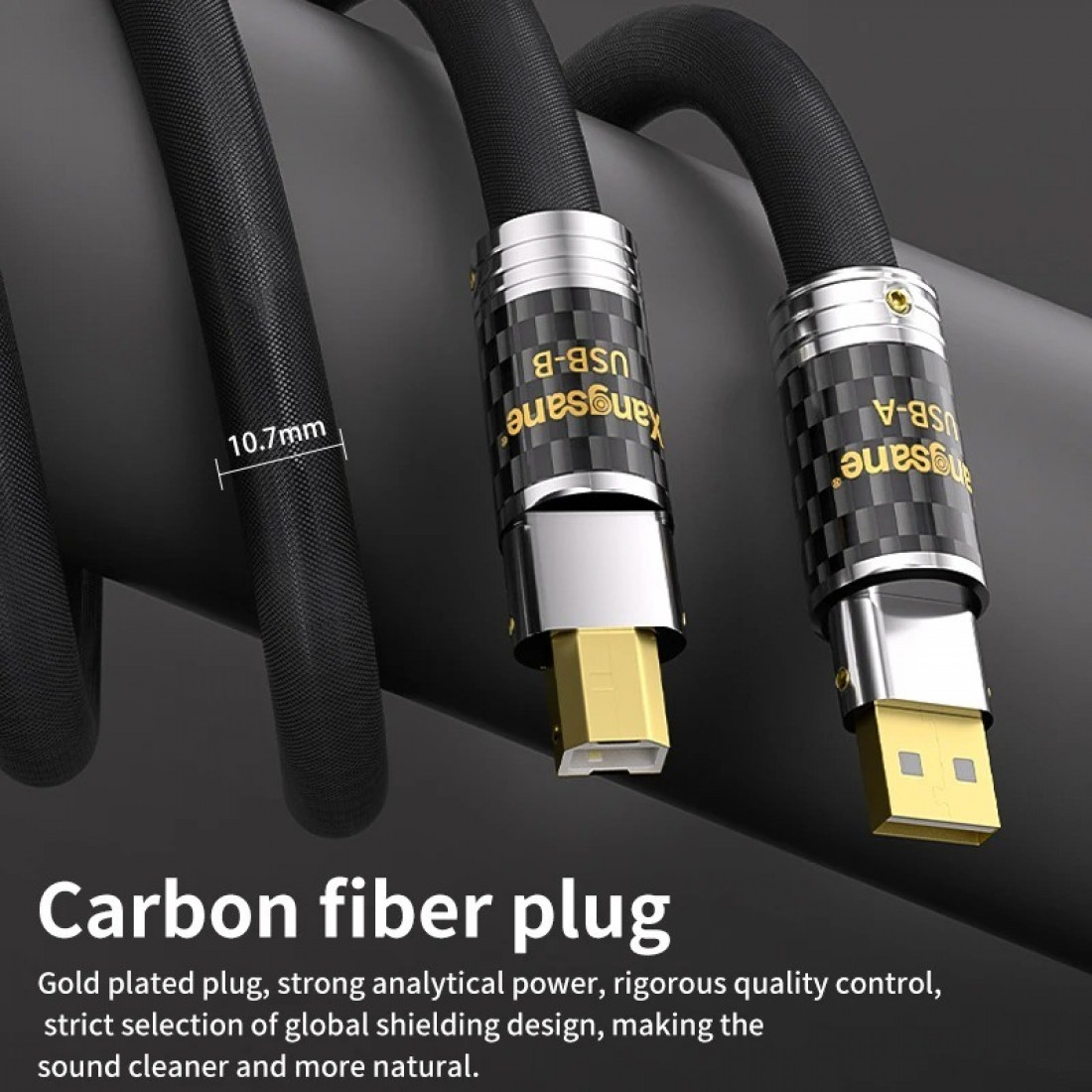 5n Pure Silver HiFi USB A To B Cable