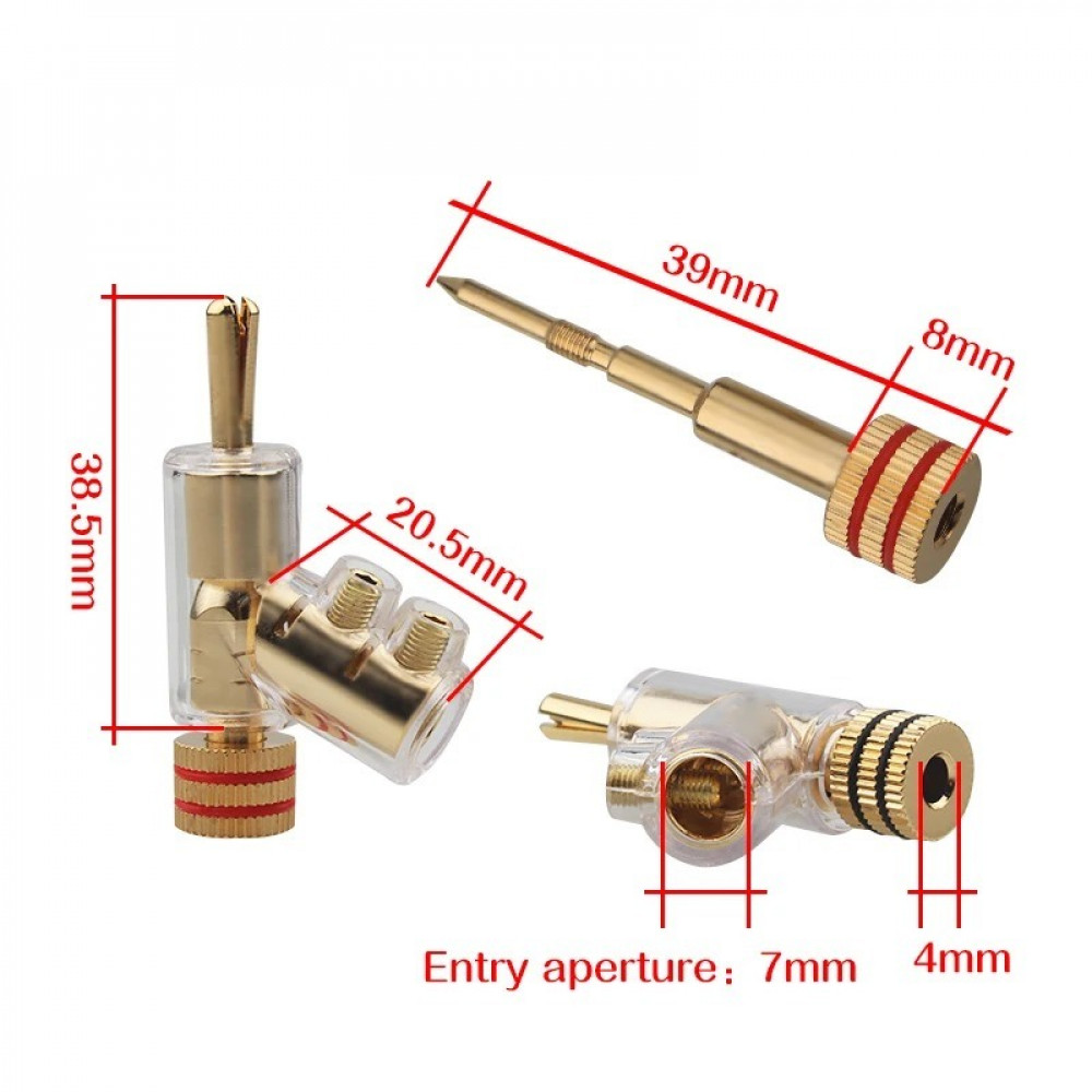 DIY Speaker cable banana plug