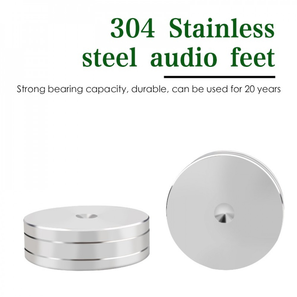 Xangsane Stainless Steel Hifi Audio Shock Feet Speaker Mounts & Stands