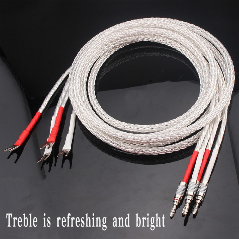 8N OCC Silver-plated Hifi Speaker Cable