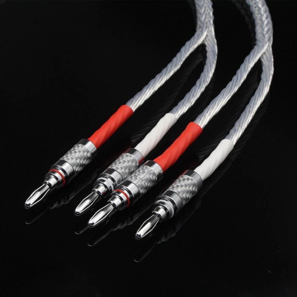 8N OCC Silver-plated Hifi Speaker Cable