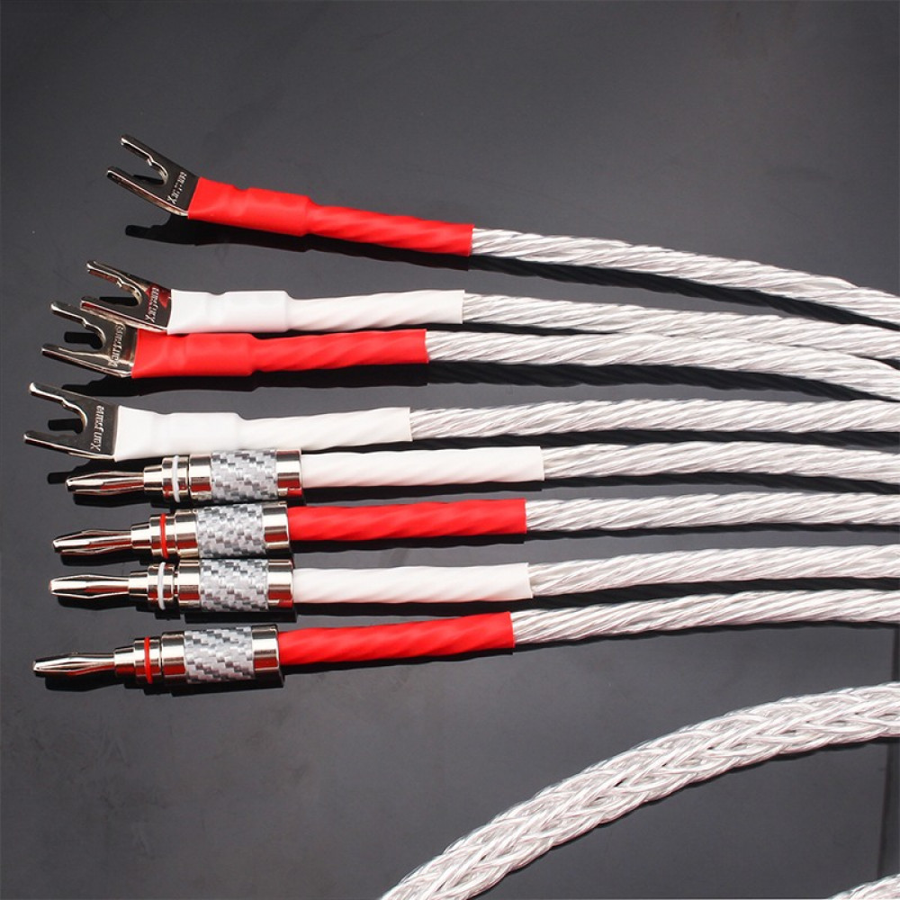 8N OCC Silver-plated Hifi Speaker Cable