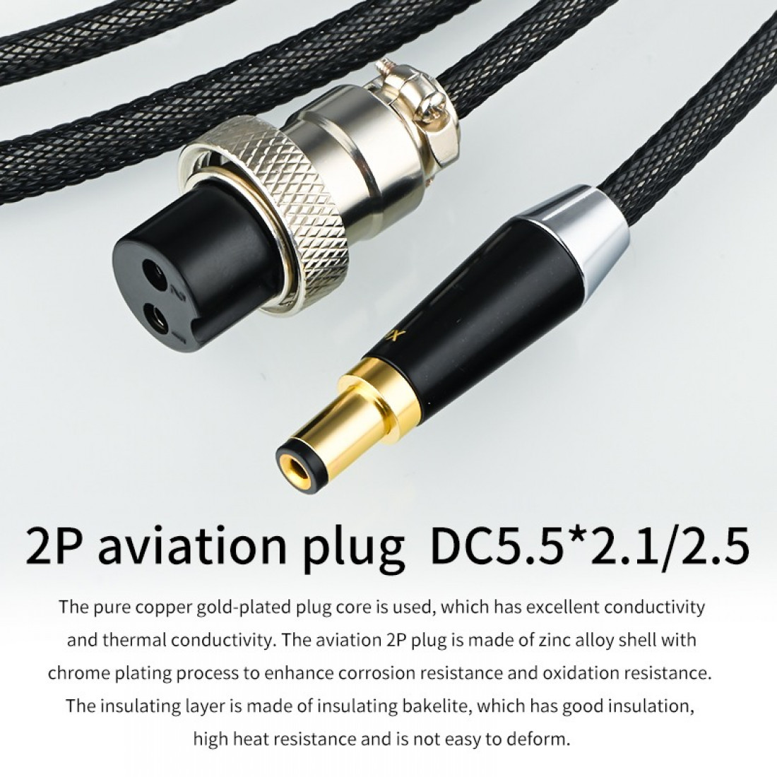 Pure Silver Audio DC Power Cable