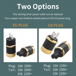 Hi-Fi Power Cable EU&US&UK
