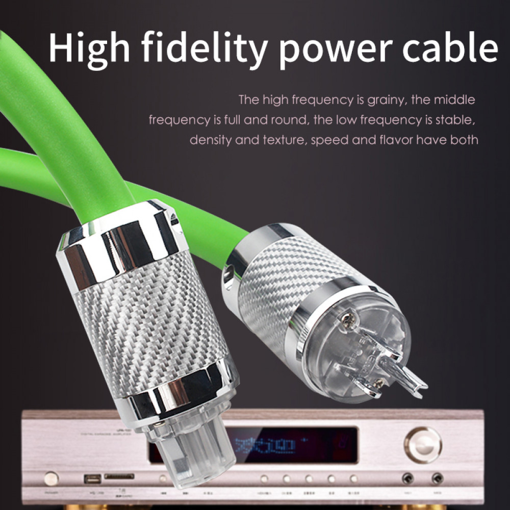Xangsane 7N OCC silver plated P-6008Ag high fidelity IEC audio power ...
