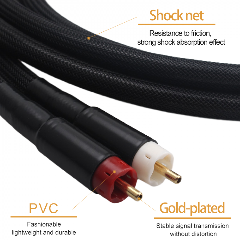 Xangsane HIFI fever-grade professional audio 5N pure silver audio ...