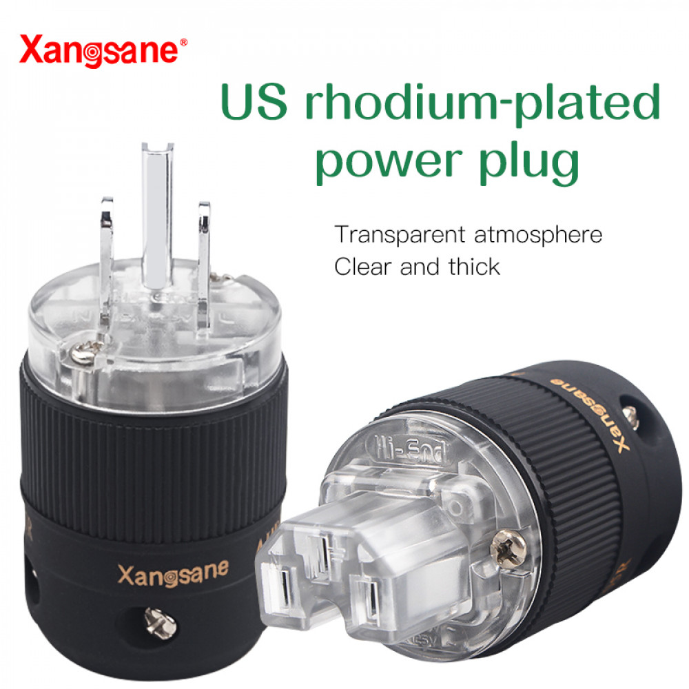 Xangsane P-05R fever grade hifi transparent US rhodium-plated power ...
