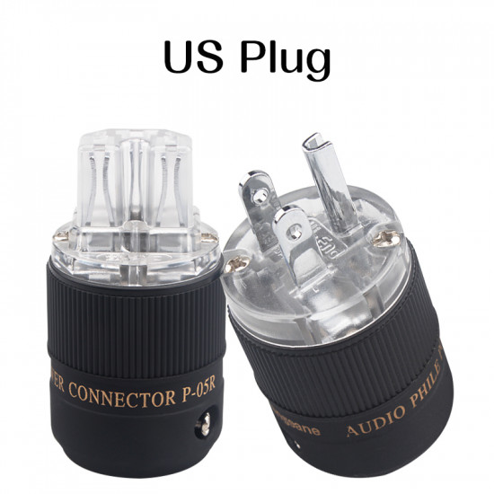 Xangsane P-05R fever grade hifi transparent US rhodium-plated power ...