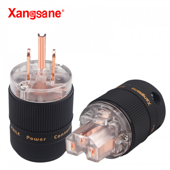 Xangsane P-06Cu 1set Pure red copper US audio HiFi power plug power ...