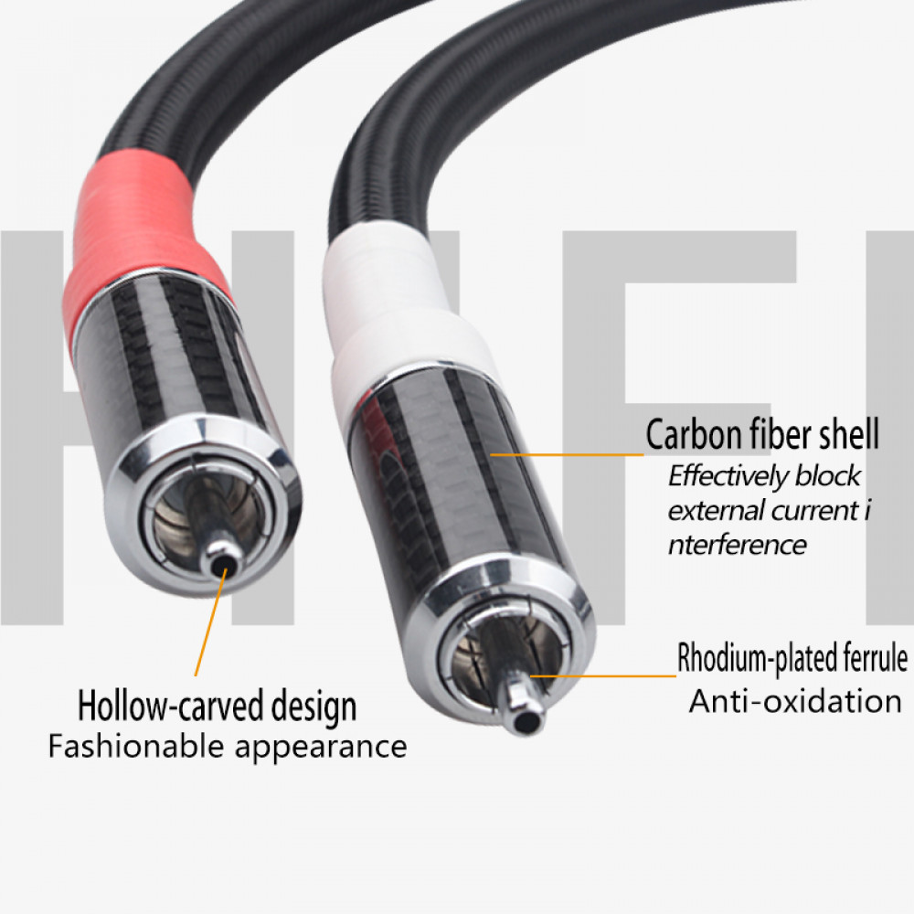 Xangsane 4N Pure Silver Conductor High Density Shielding HIFI Audio ...