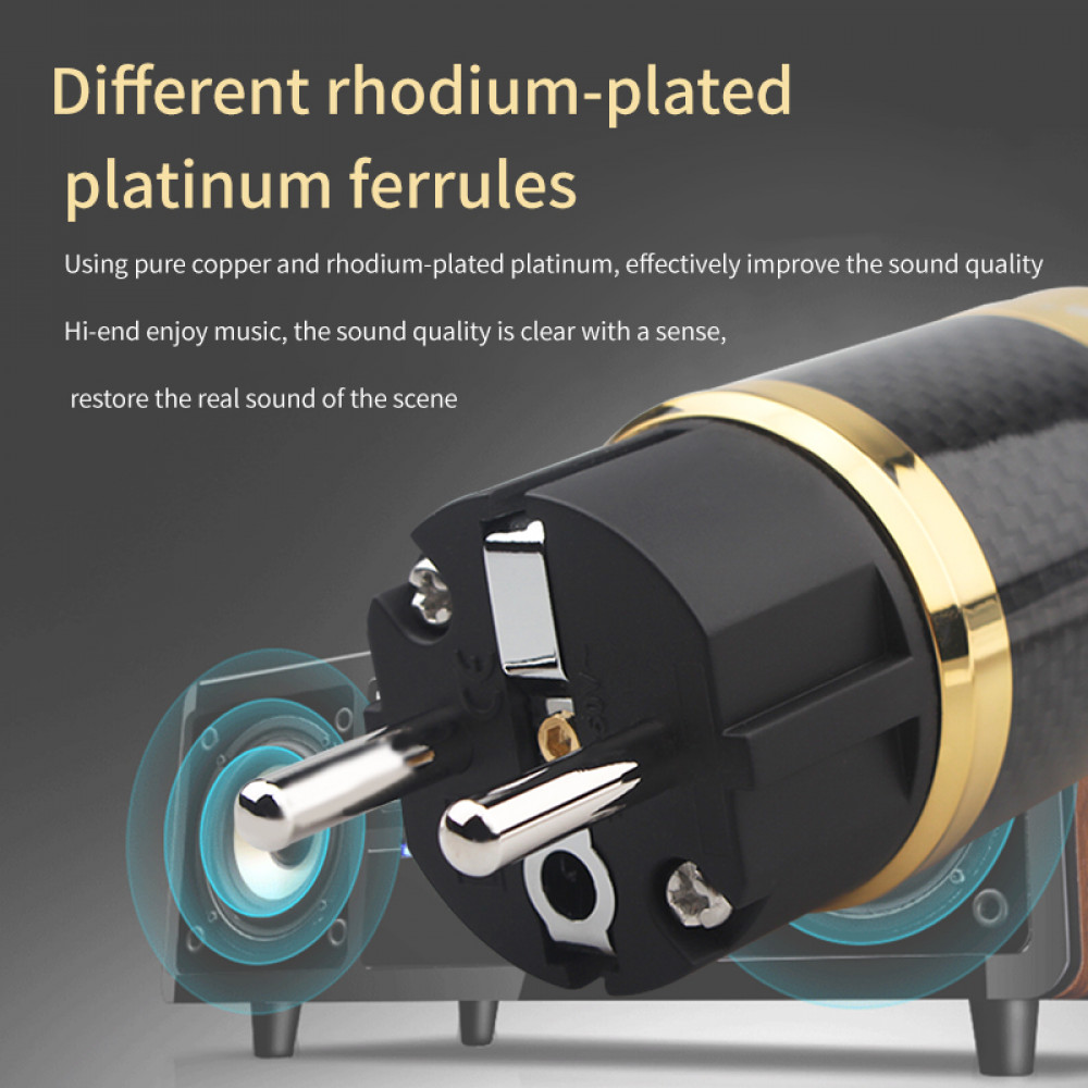 Xangsane fever hifi one set carbon fiber red copper rhodium-plated ...