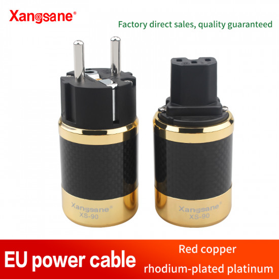 Xangsane fever hifi one set carbon fiber red copper rhodium-plated ...