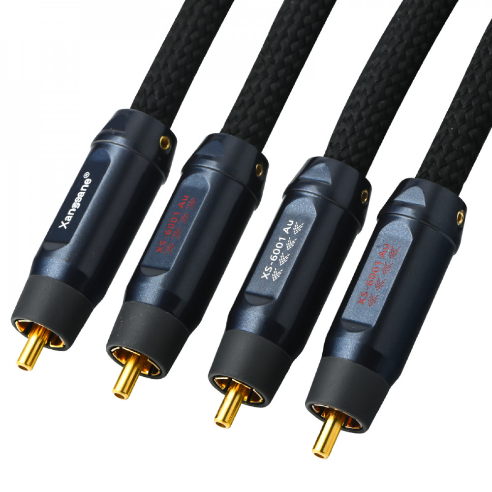 1101Ag 4N 99.99% Pure Silver Audio Cable RCA cable wire core audio ...